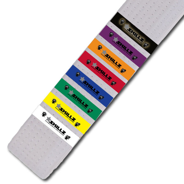 SKILLZ Stripes - Complete Sets of all 8 Colors – BeltStripes.com : The ...
